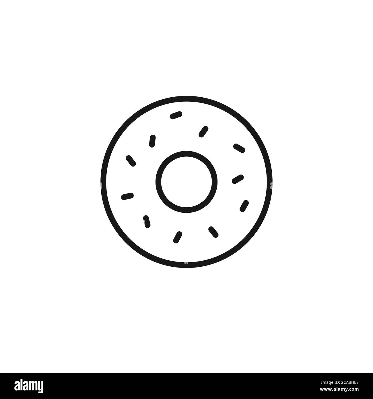 Brown sugar line icon Black and White Stock Photos & Images - Alamy