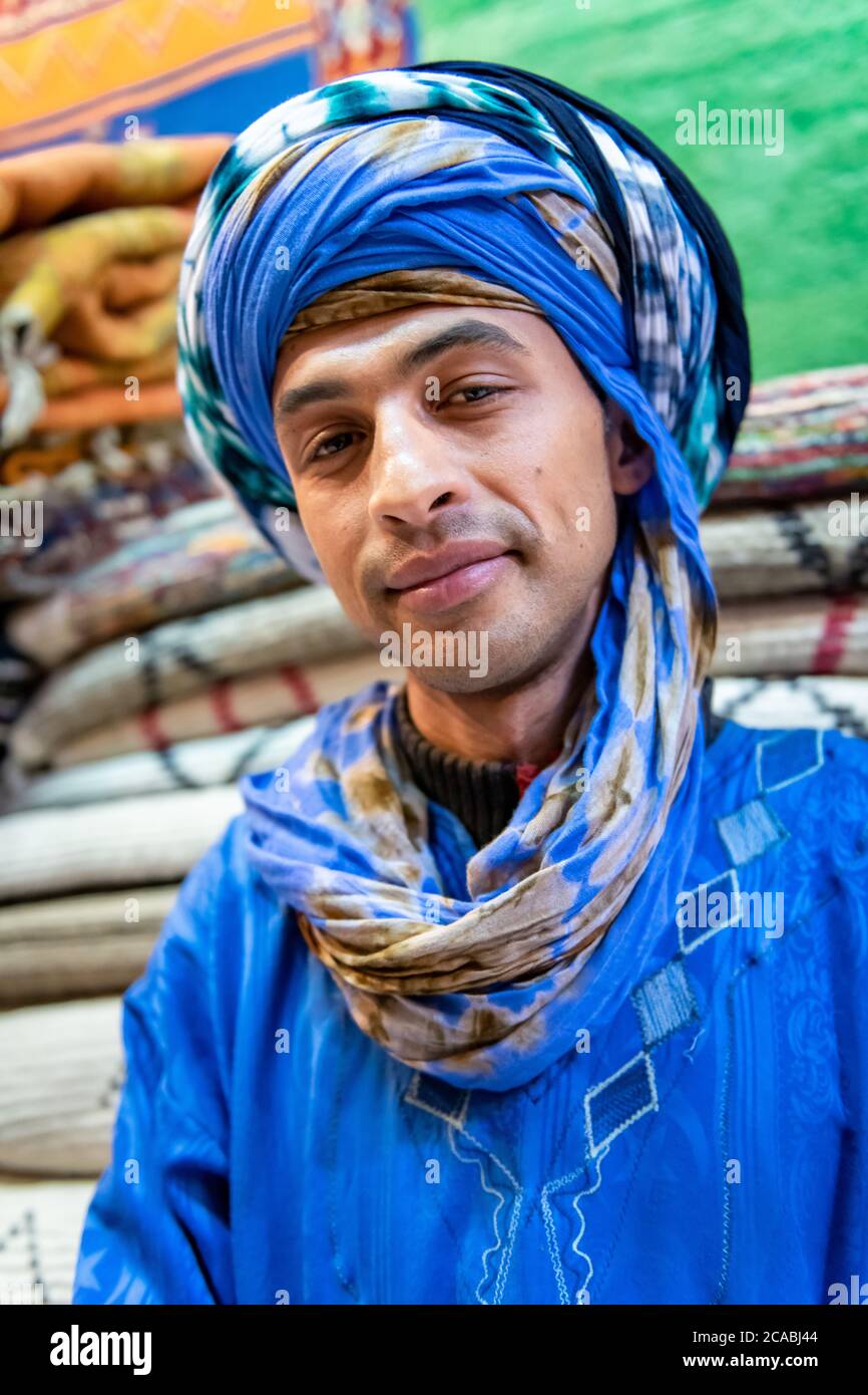 Berber portrait blue eyes hi-res stock photography and images - Alamy