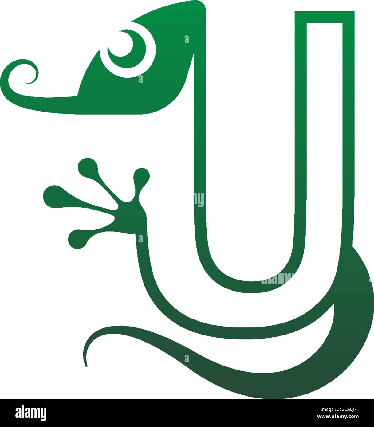 Chameleon font, letter design concept illustration Stock Vector Image ...