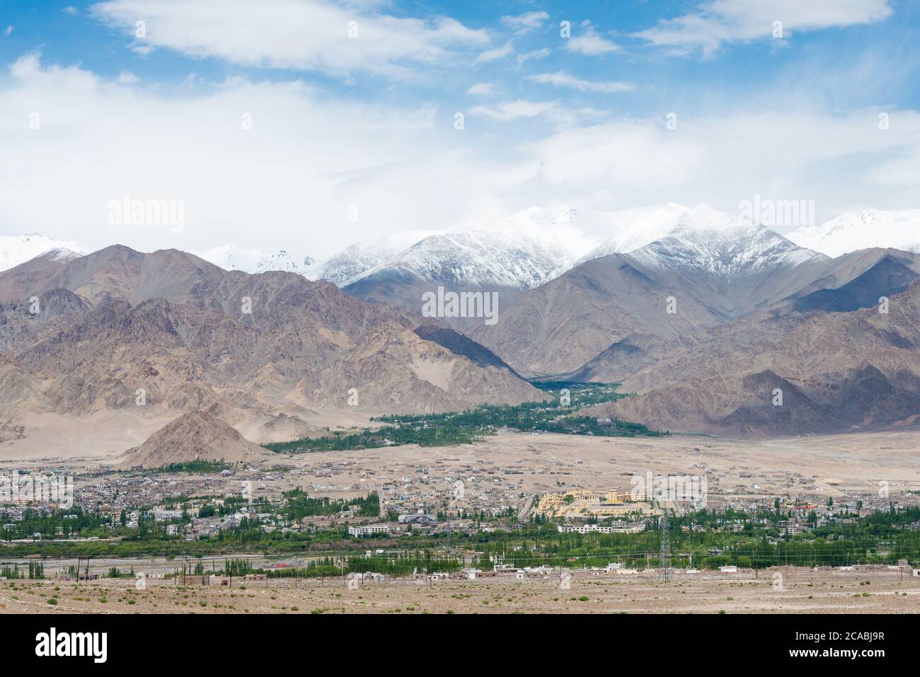 Ladakh, India - Beautiful scenic view from Between Stok Village and ...