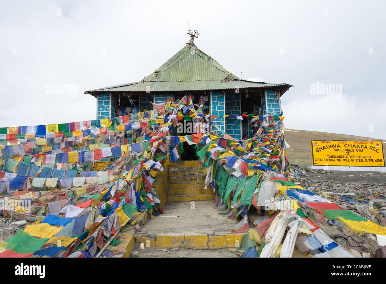 Ladakh, India - Taglang La Pass on the Leh-Manali Highway in Ladakh ...