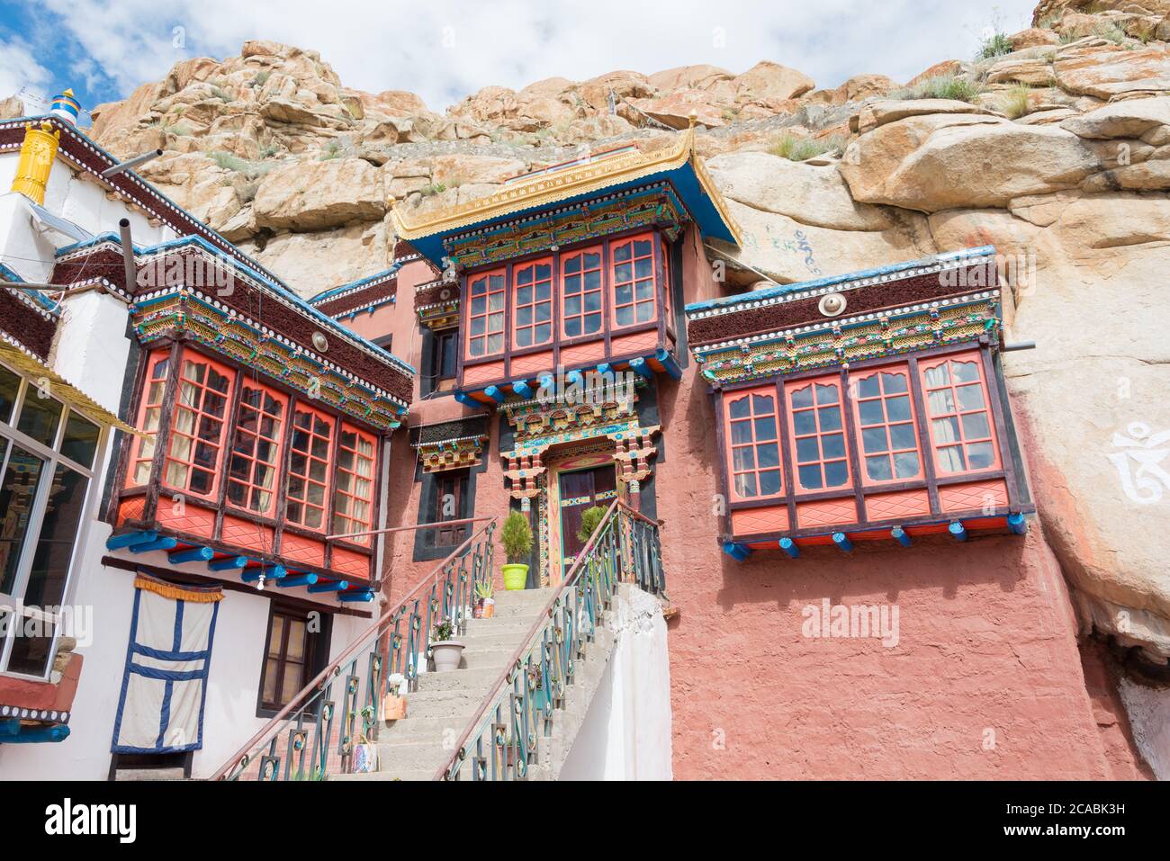 Ladakh, India - Takthok Monastery in Leh, Ladakh, Jammu and Kashmir ...
