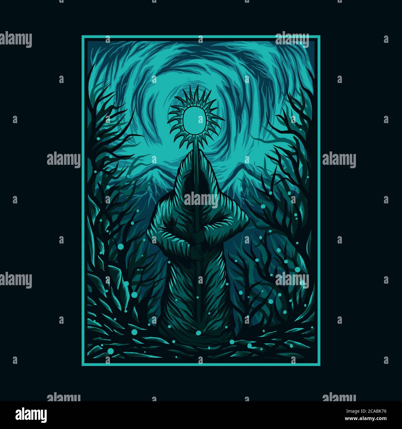 Psychic light Stock Vector Images - Alamy