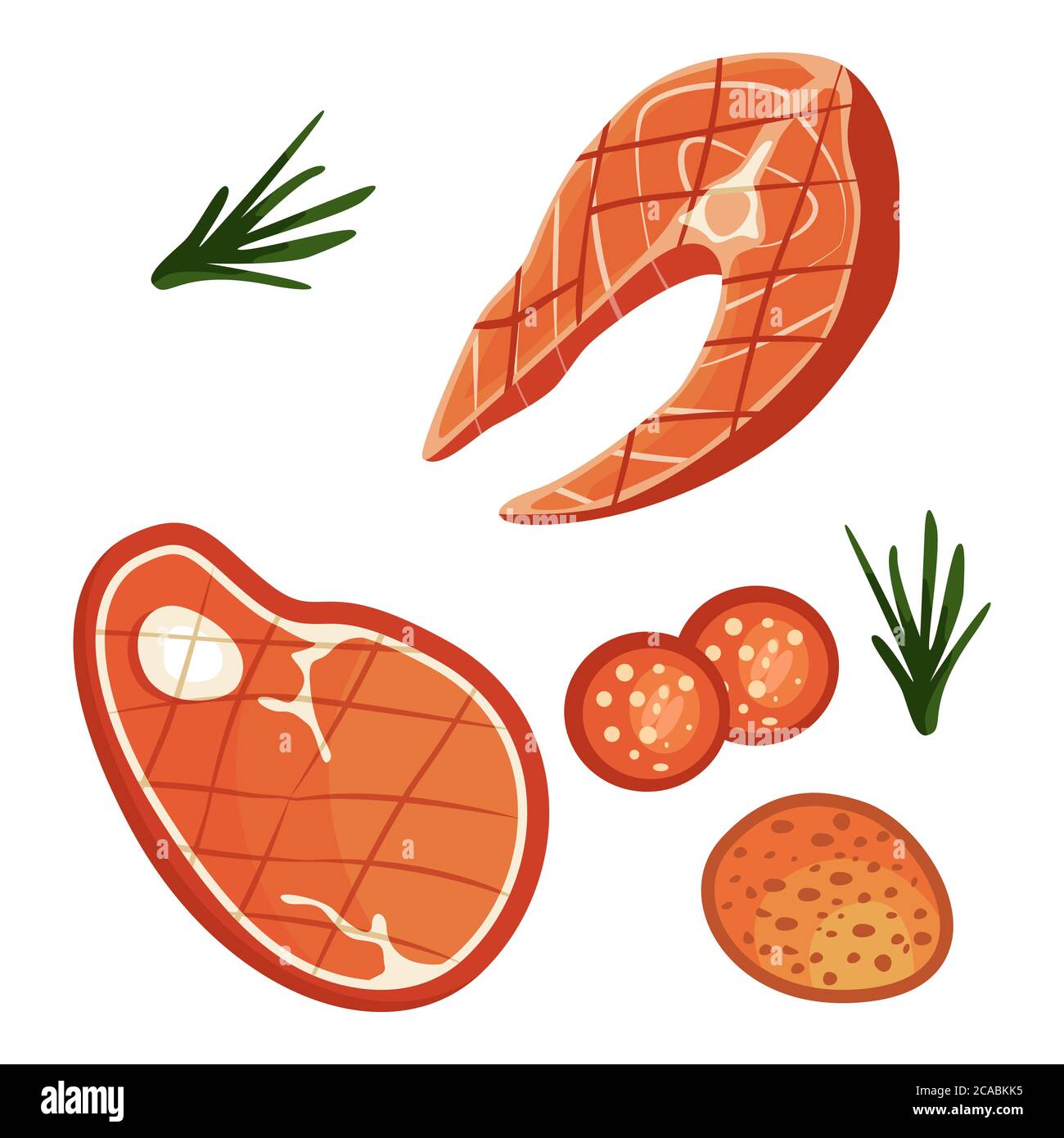 Sign on grill bar Stock Vector Images - Alamy