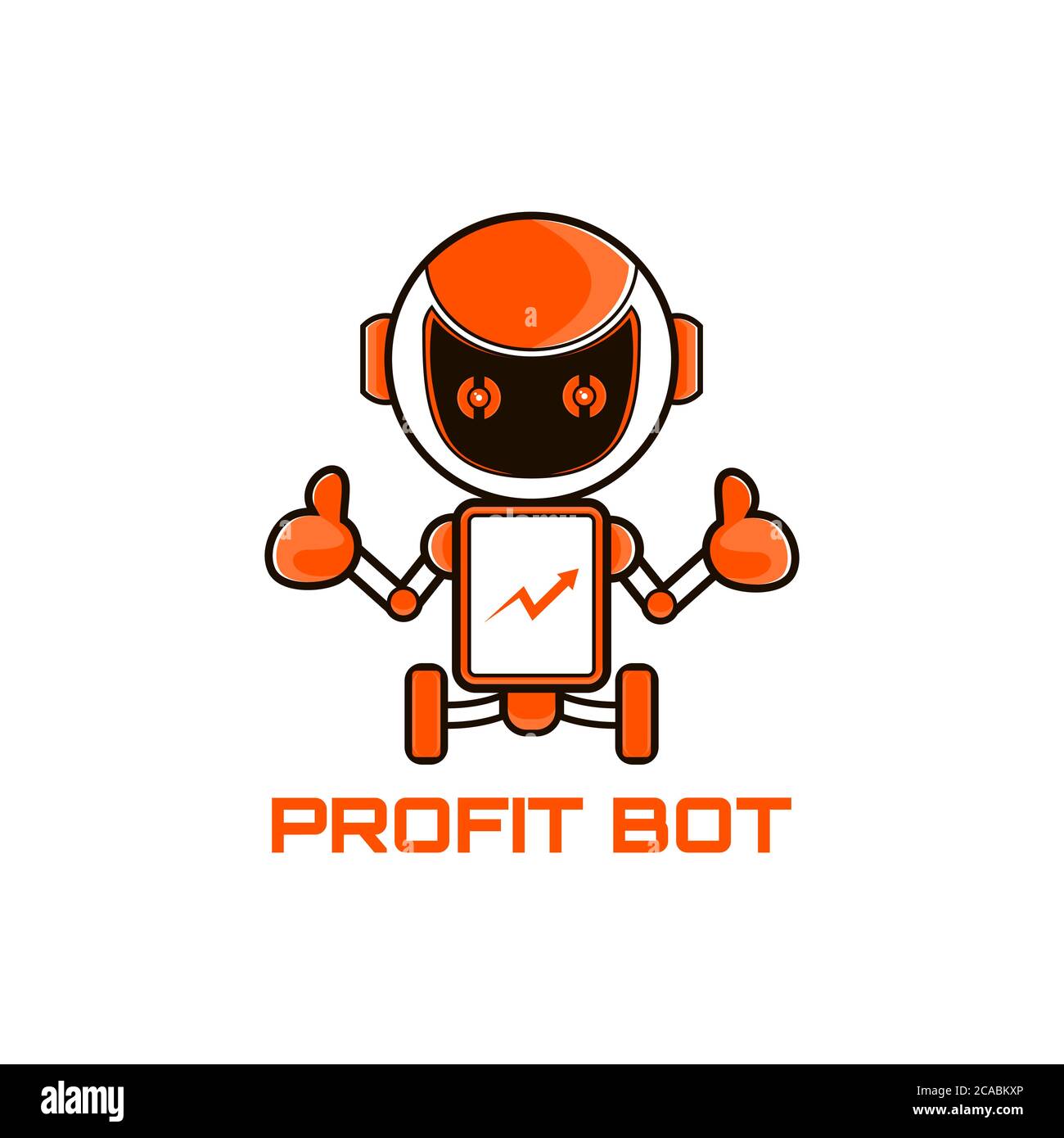 robot marketing mascot vector design illustration amazing design for ...