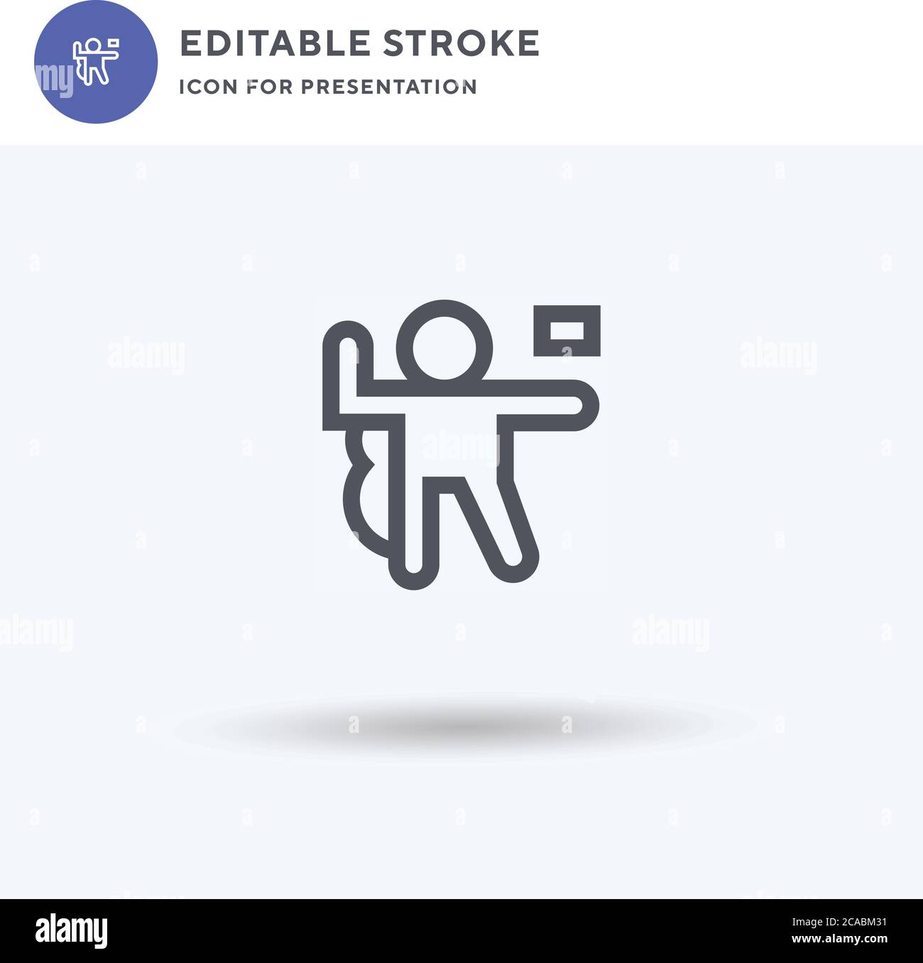 Murder icon vector, filled flat sign, solid pictogram isolated on white ...