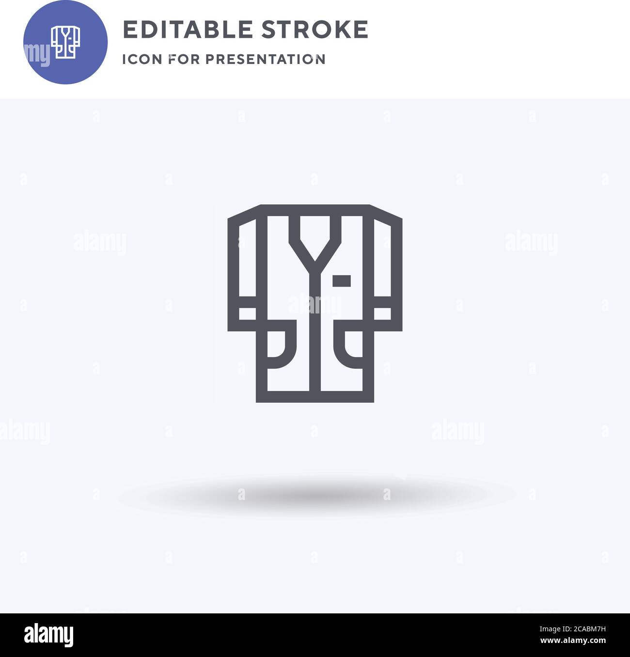 Lab Coat icon vector, filled flat sign, solid pictogram isolated on ...