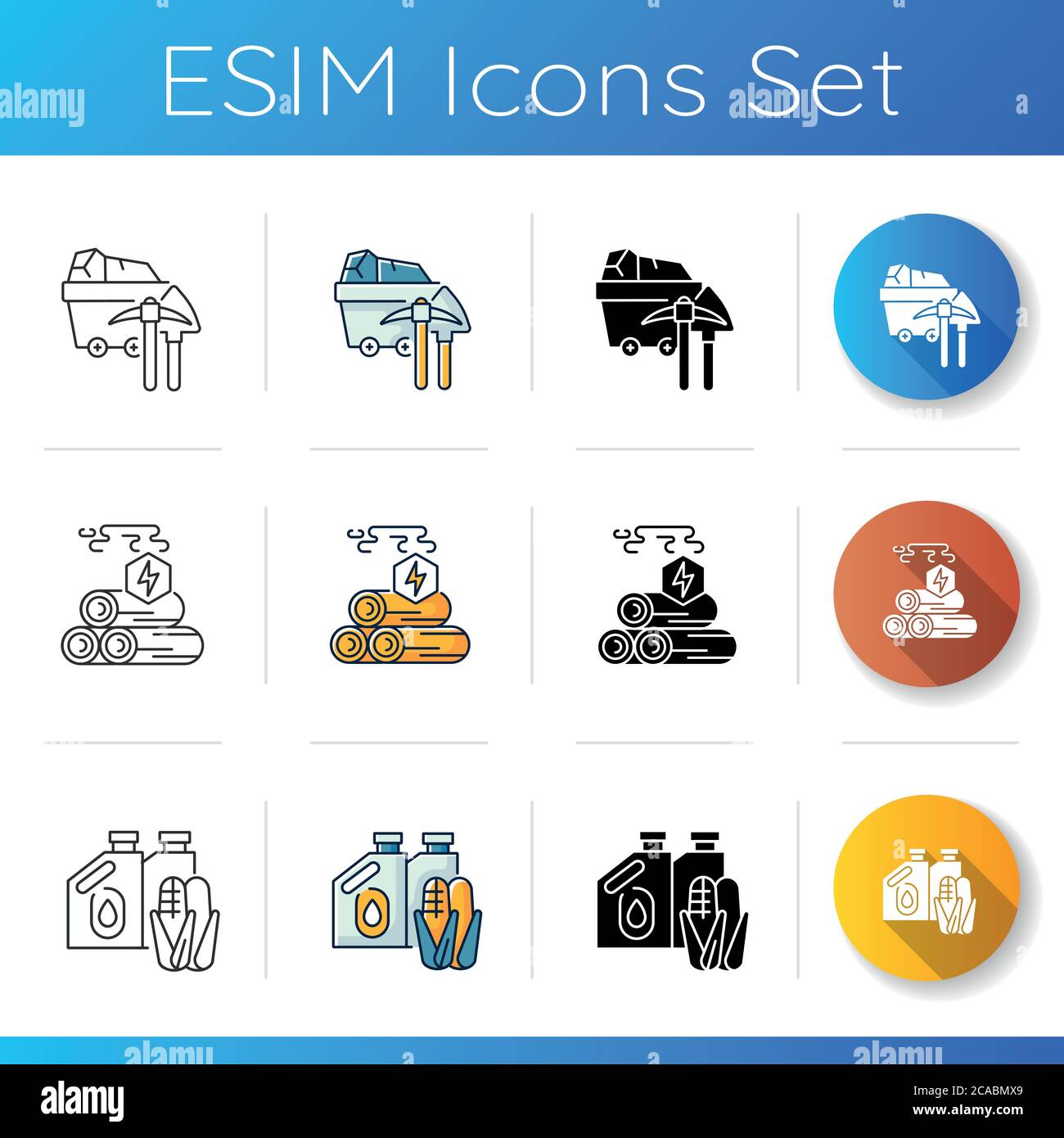 Biofuel manufacturing Stock Vector Images - Alamy
