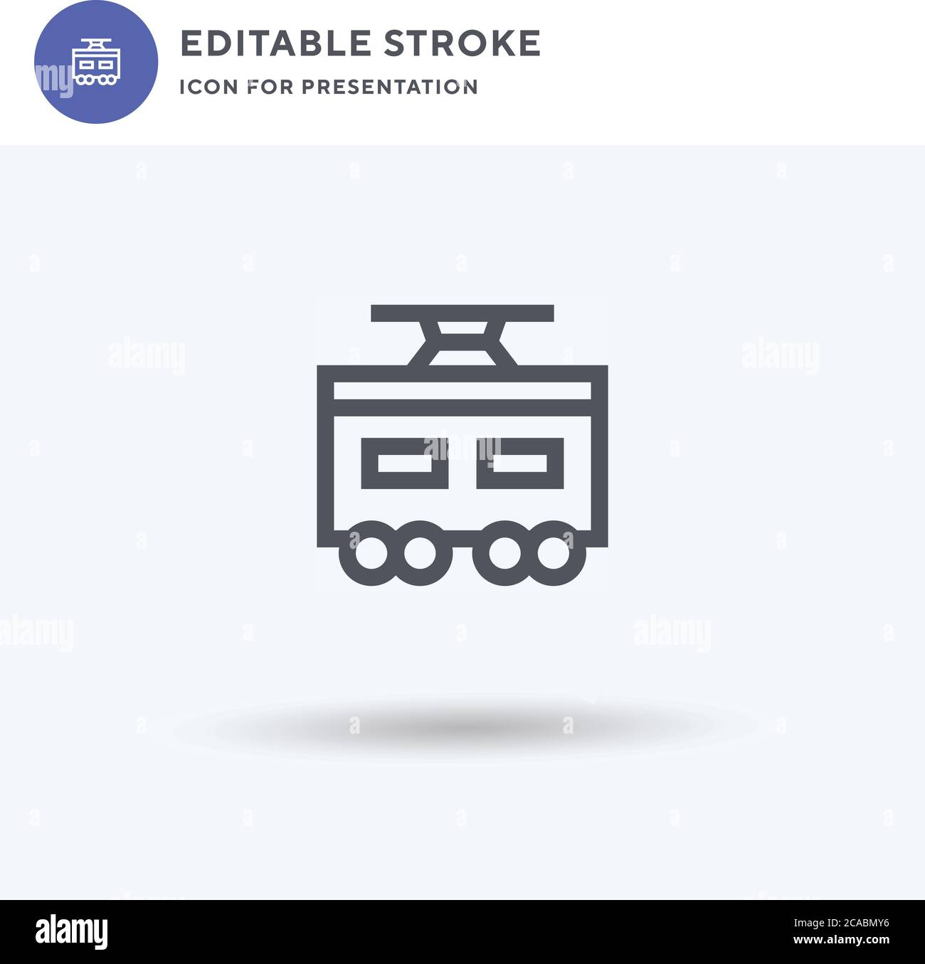 Carriage icon vector, filled flat sign, solid pictogram isolated on ...