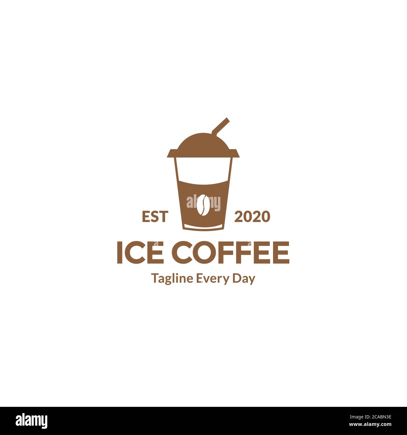 Ice espresso Stock Vector Images - Alamy