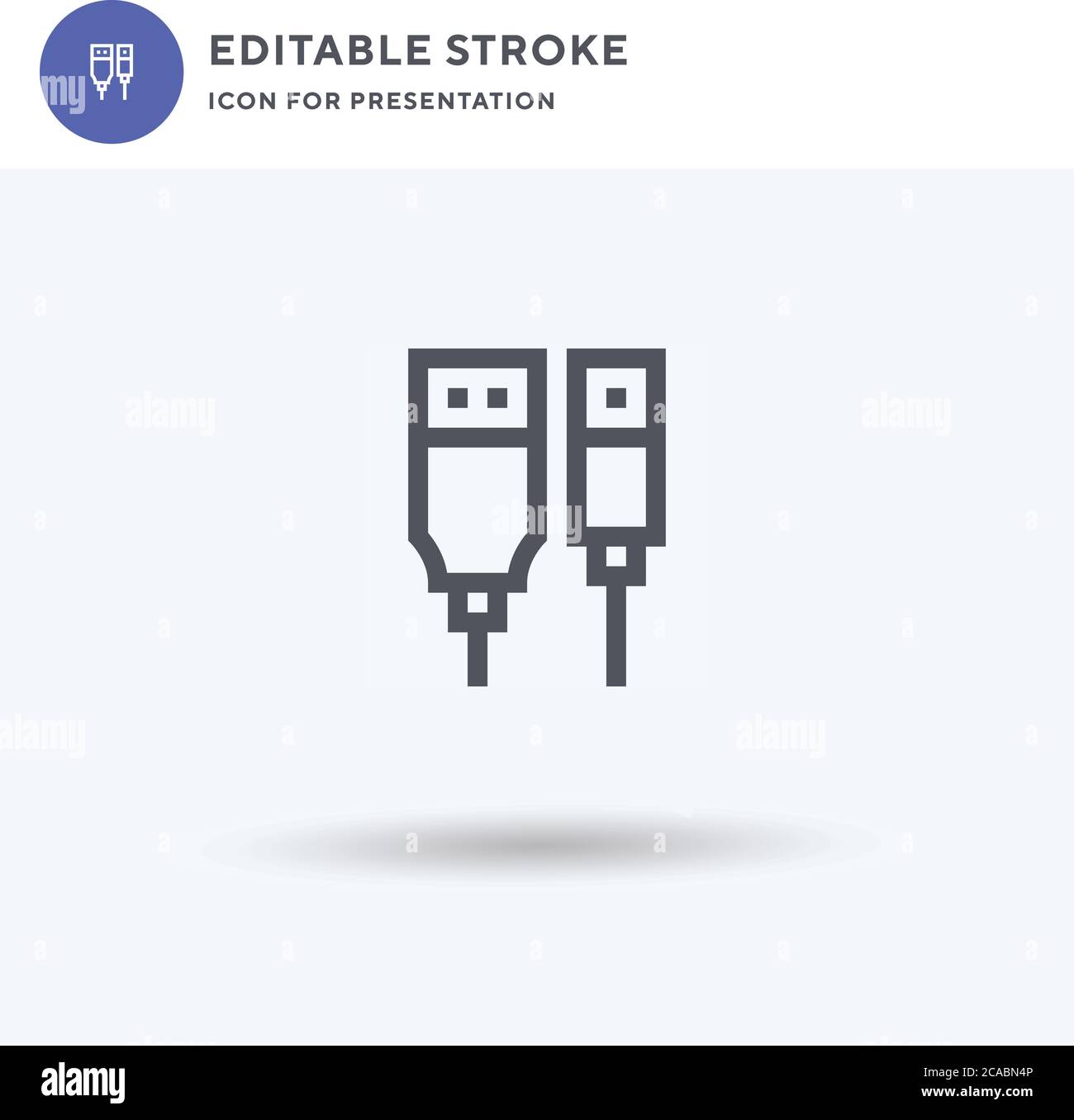 Connector icon vector, filled flat sign, solid pictogram isolated on ...