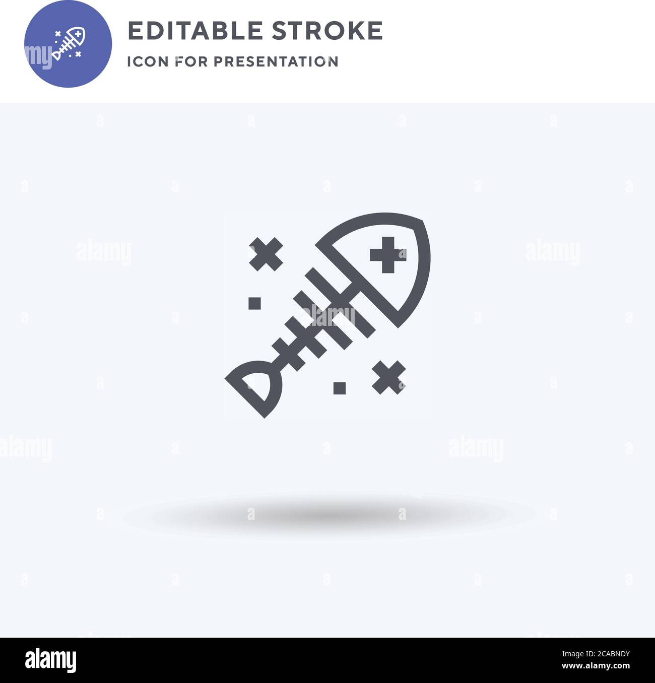 Dead fish pictogram Stock Vector Images - Alamy