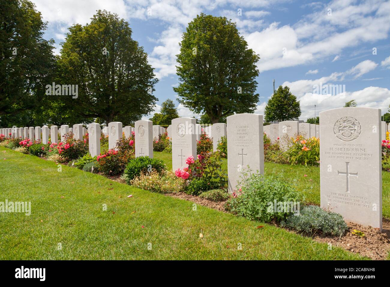 The British cemetery at Bayeux in Normandy France Stock Photo - Alamy