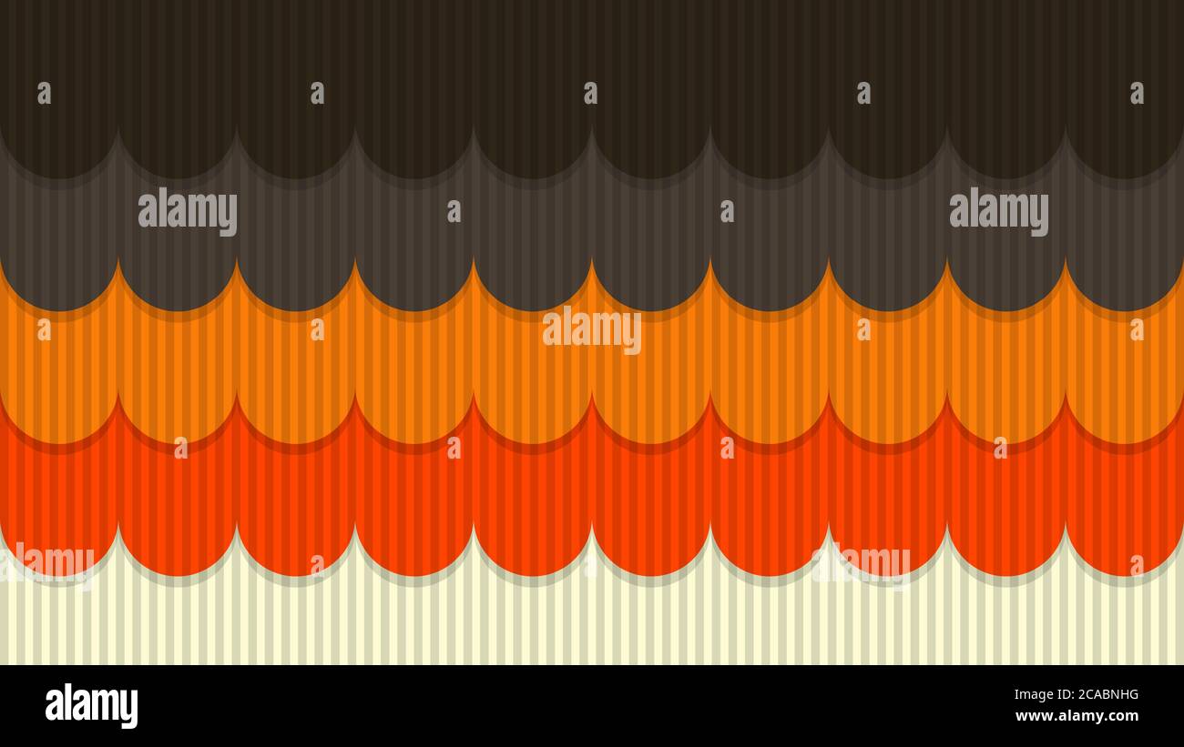 vector illustration of retro Vintage waves color background template ...