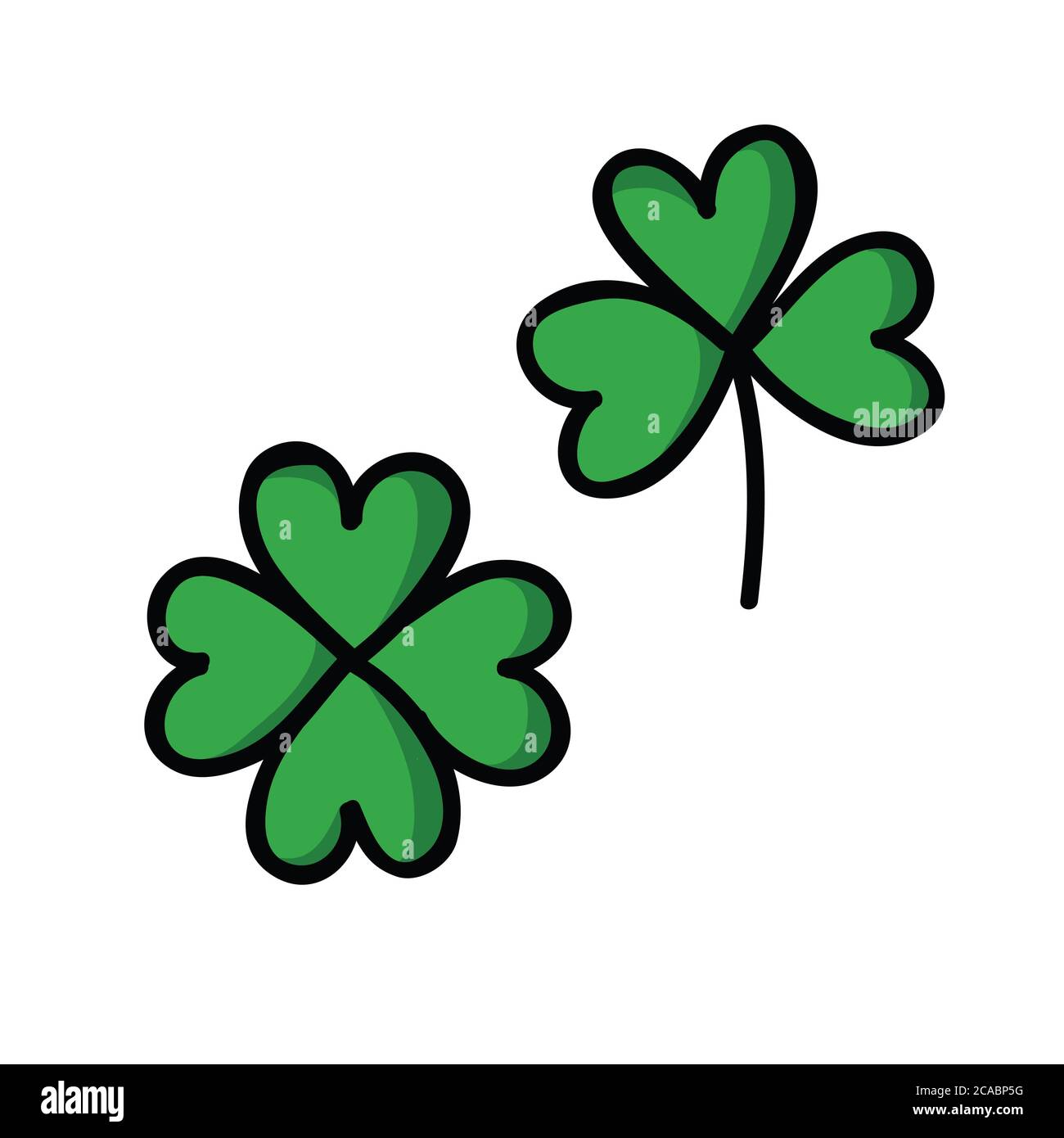 clover doodle icon, vector illustration Stock Vector Image & Art - Alamy