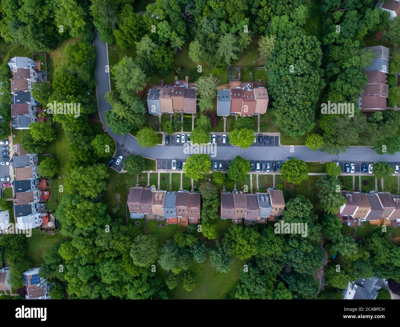 Street View Typical Middle Class Home High Resolution Stock Photography ...