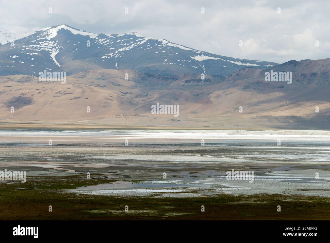 Ladakh, India - Tso Kar Lake in Ladakh, Jammu and Kashmir, India Stock ...