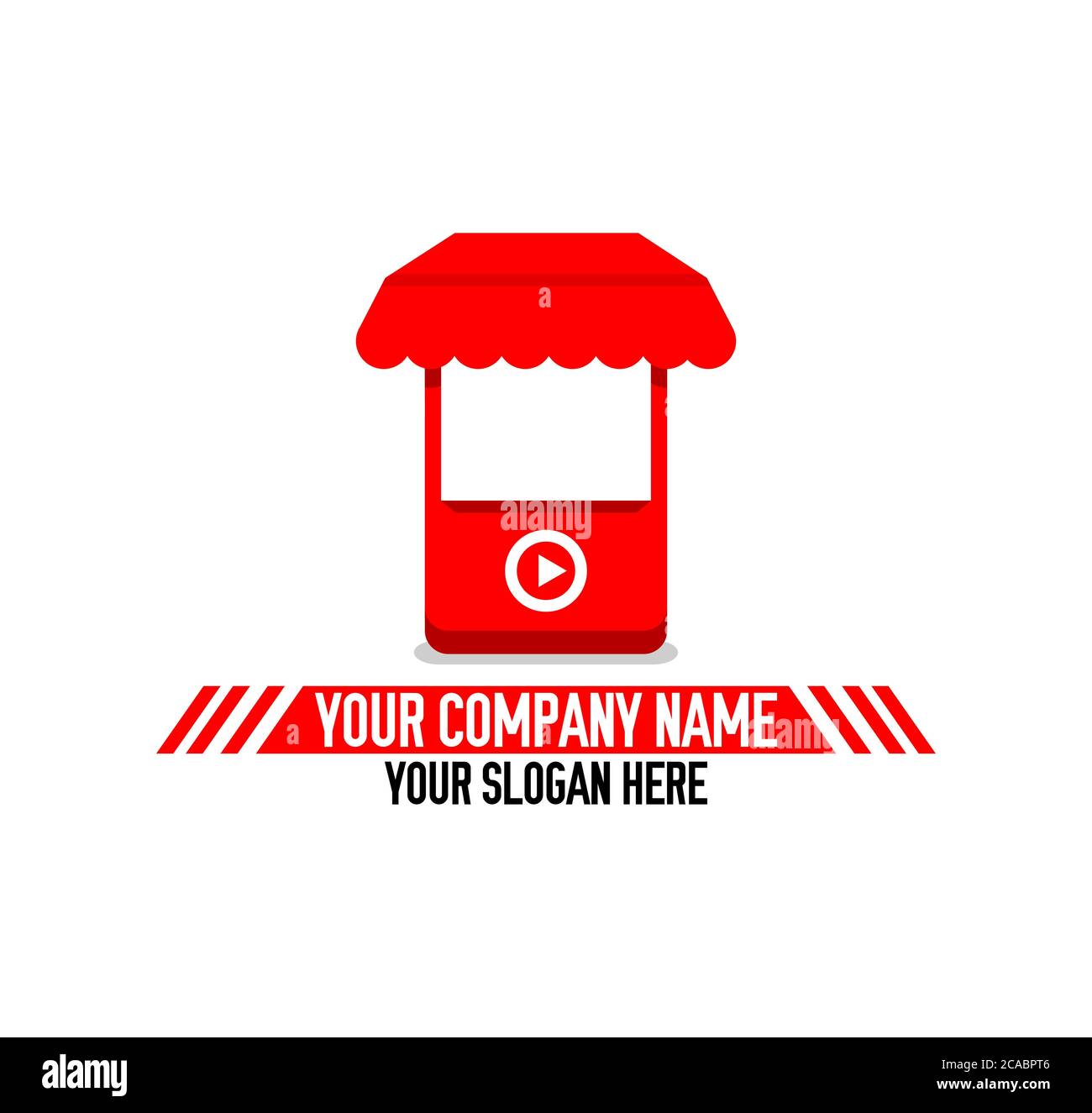 red music logo latter can be used for companies and businesses Stock ...