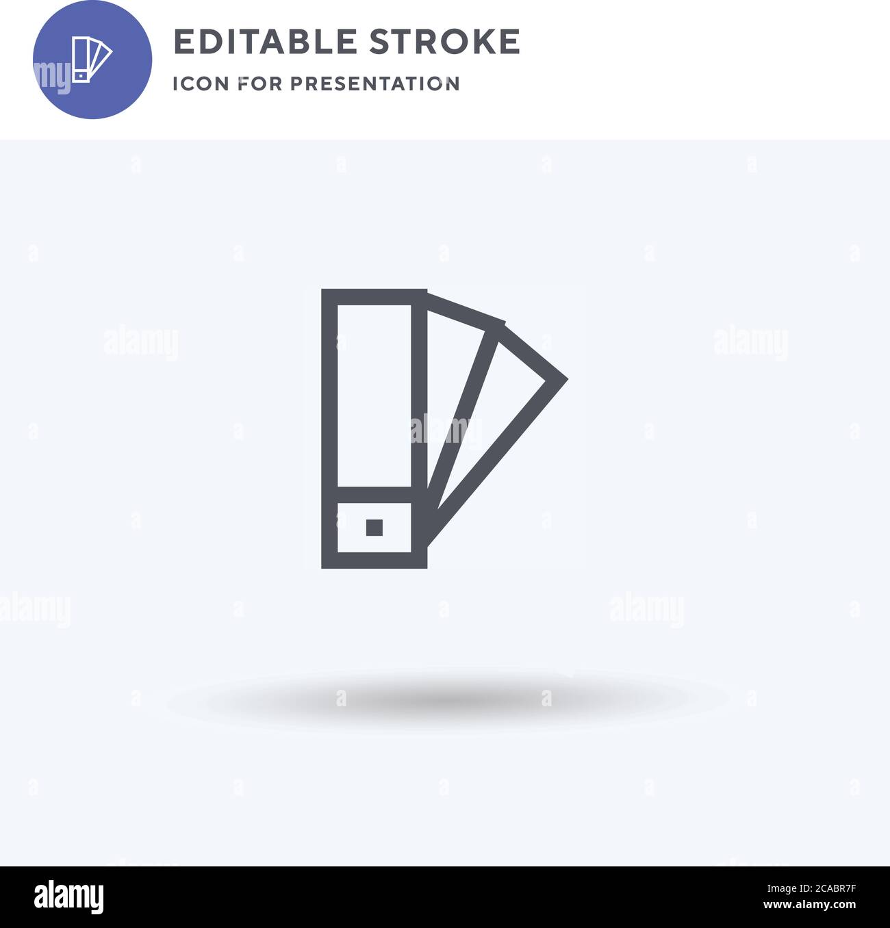 Color Selection icon vector, filled flat sign, solid pictogram isolated ...