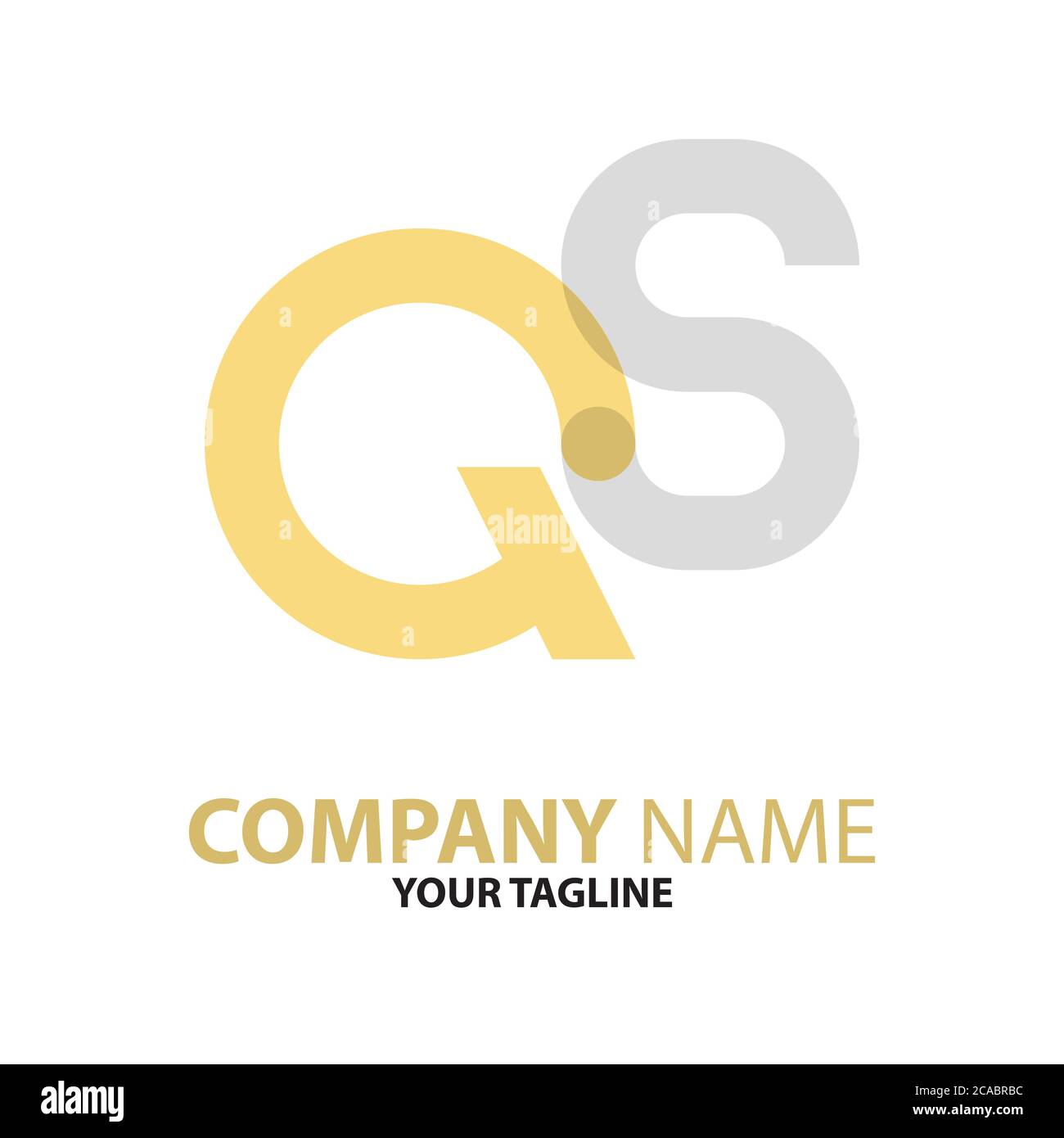 QS initial logo concept can be used for companies and businesses Stock ...
