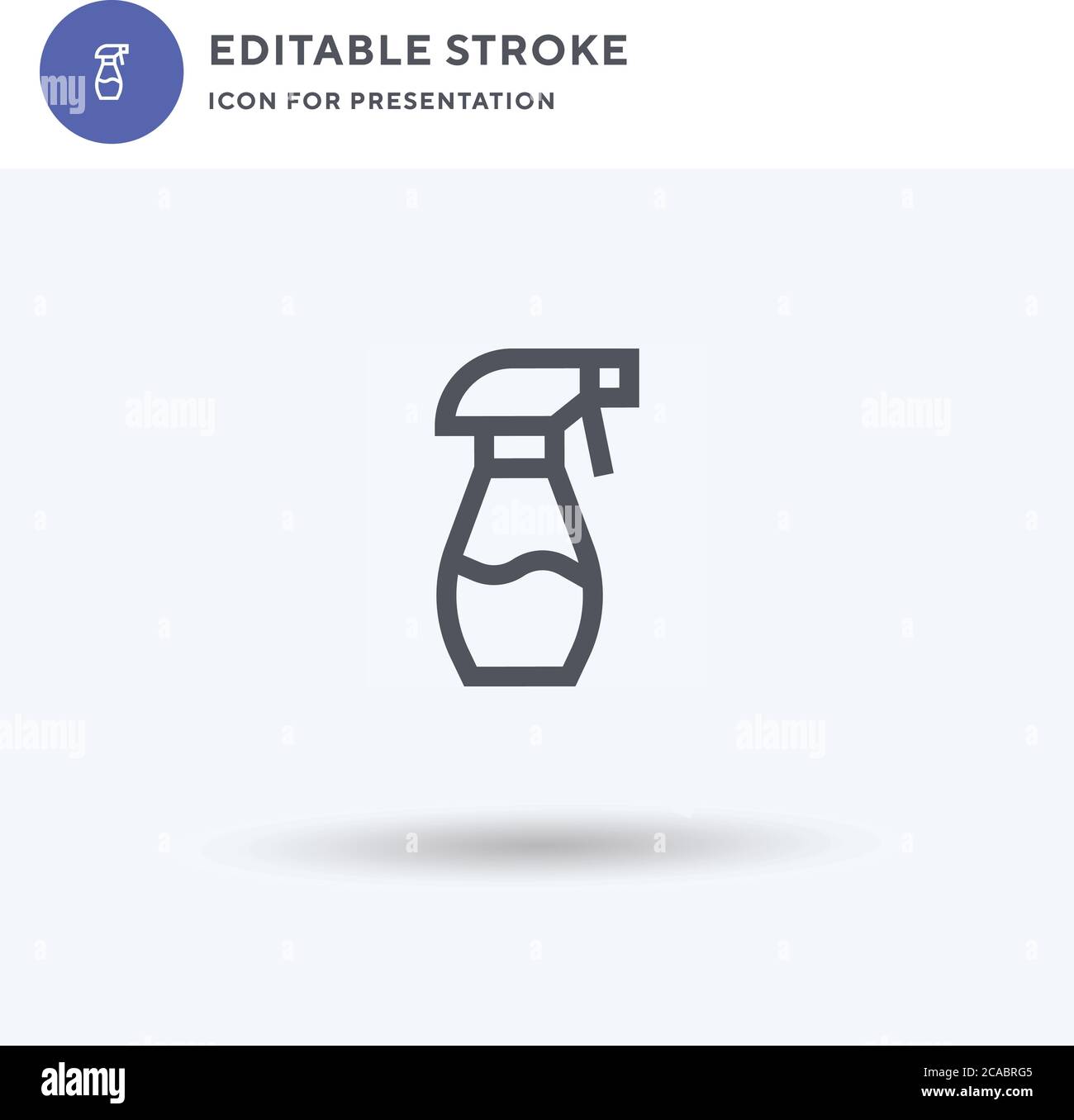 Spray icon vector, filled flat sign, solid pictogram isolated on white ...