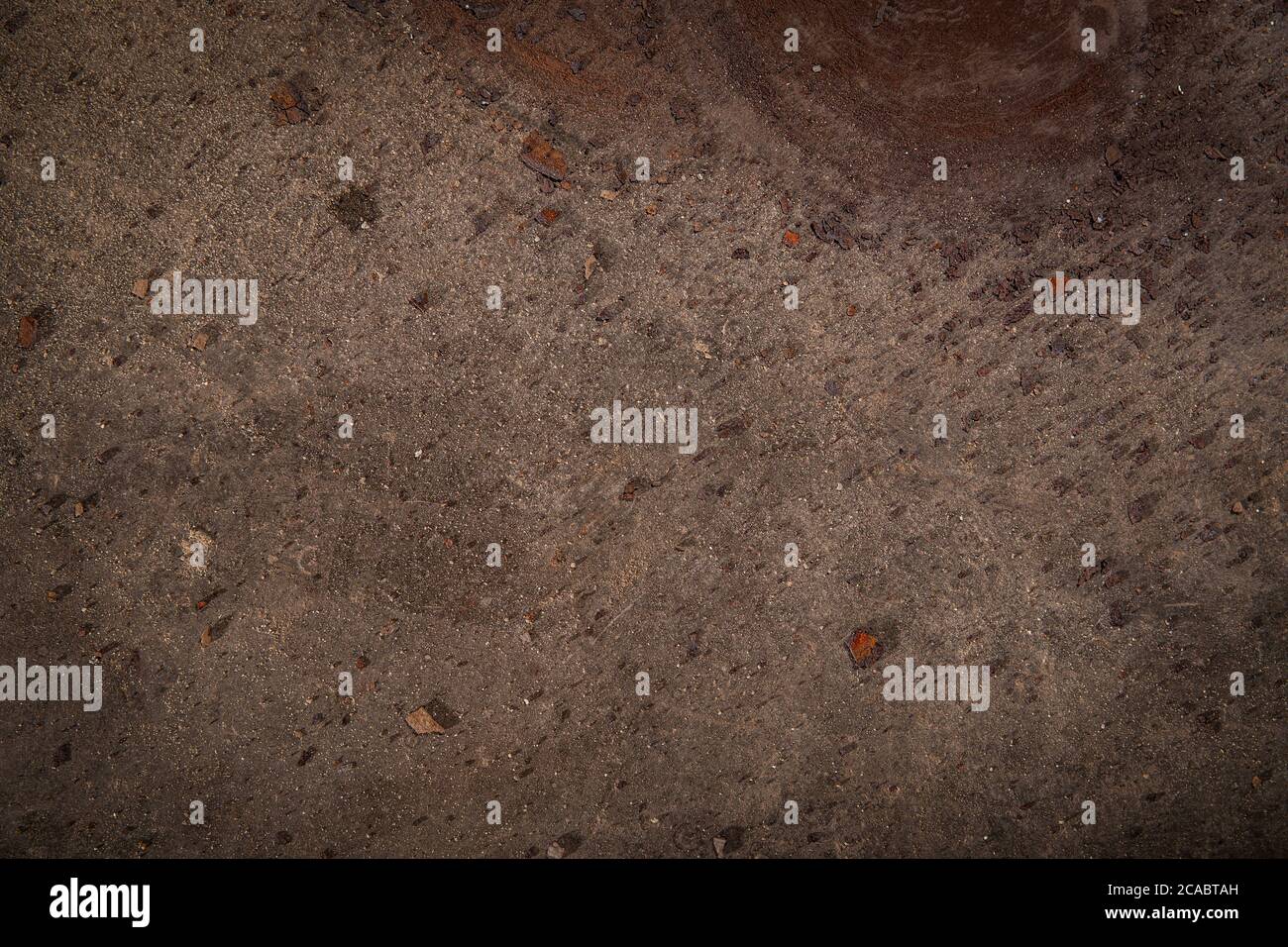Rust stains on surface concrete floor for background Stock Photo - Alamy
