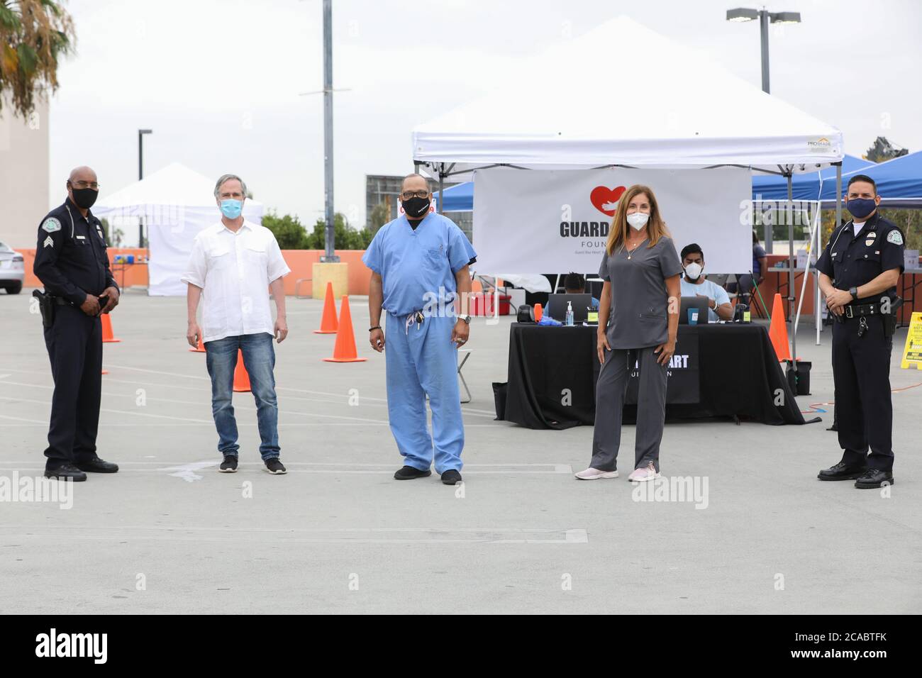 Los Angeles, California, USA. 5th August, 2020. Los Angeles Police ...