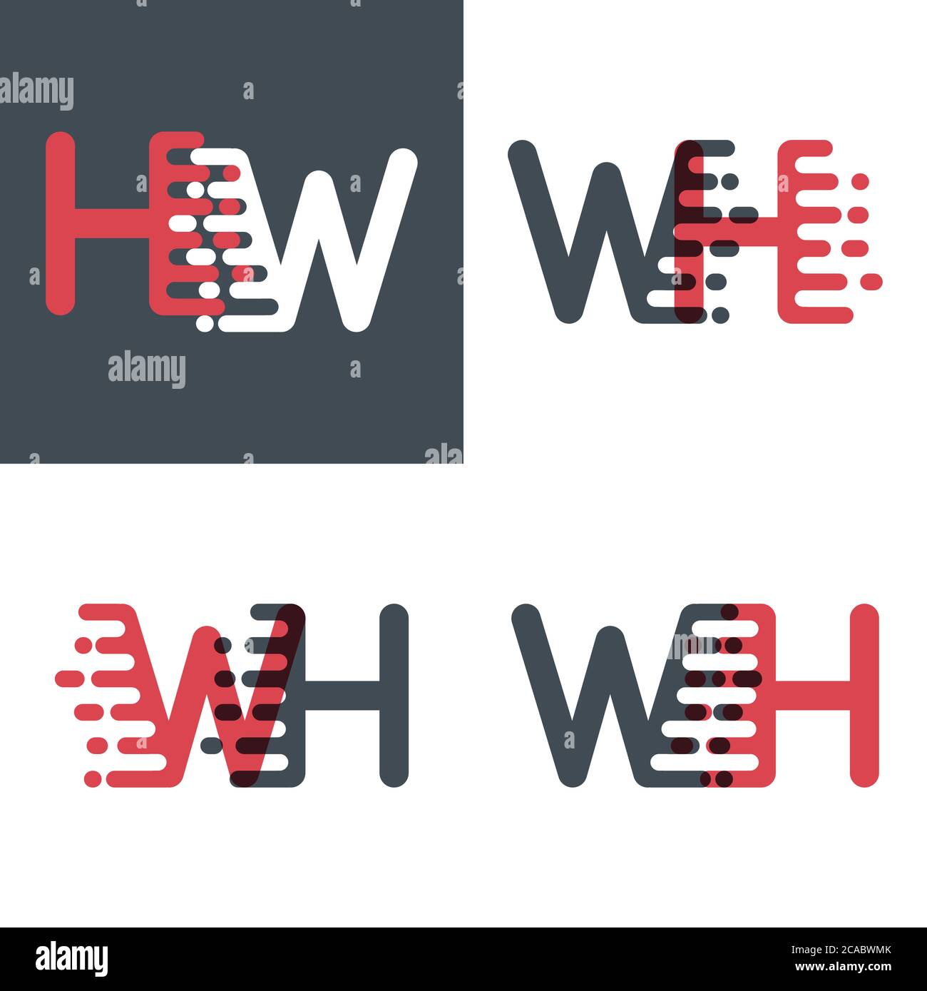 Wh letters hi-res stock photography and images - Alamy