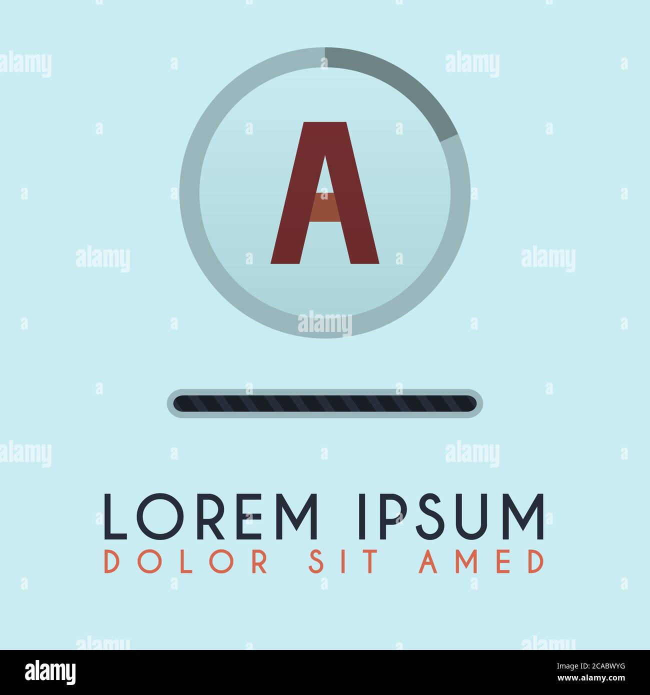 A Letter initial Progress Logo Templates can be used for companies and ...