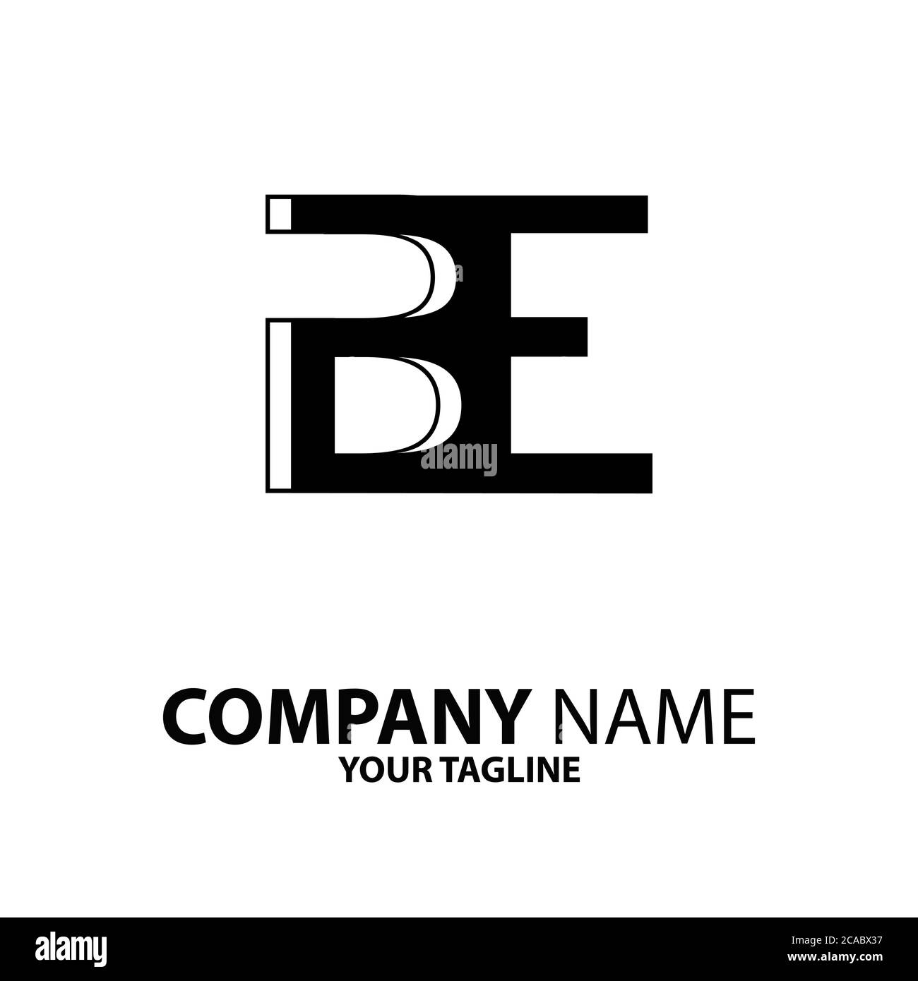 Letter logo designs line Cut Out Stock Images & Pictures - Alamy