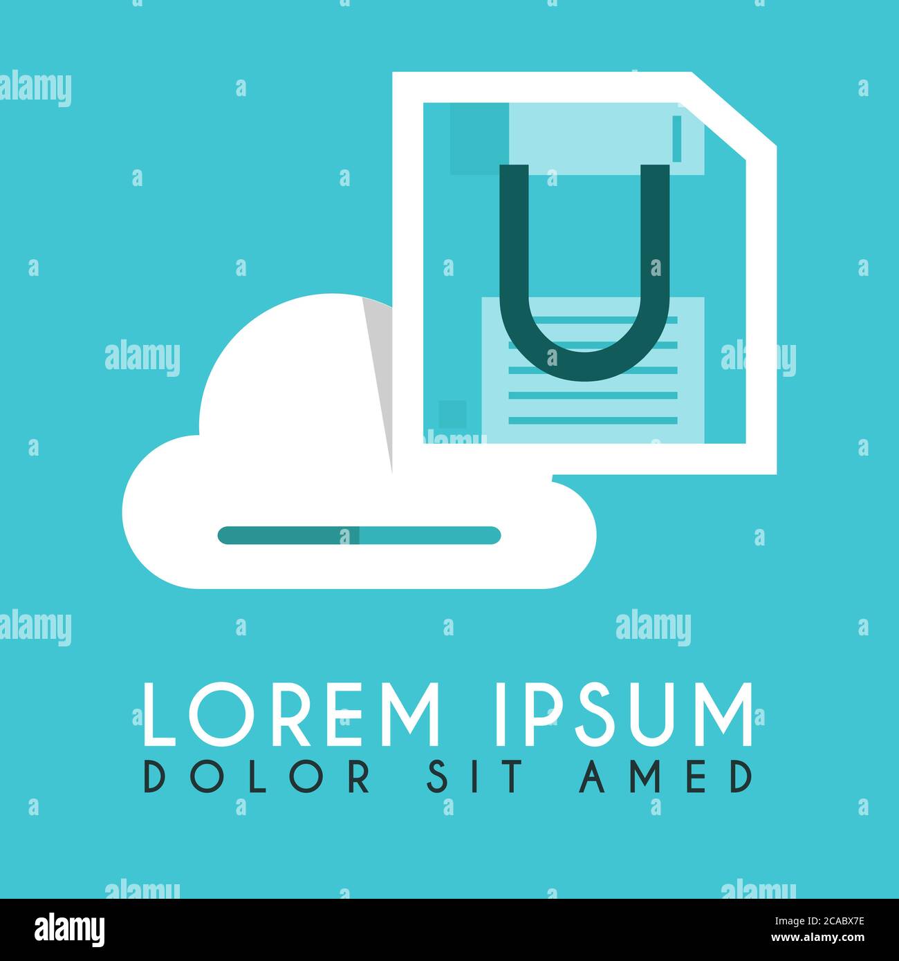 Floppy Disk Drive White Could U Initial and illustration logo design ...