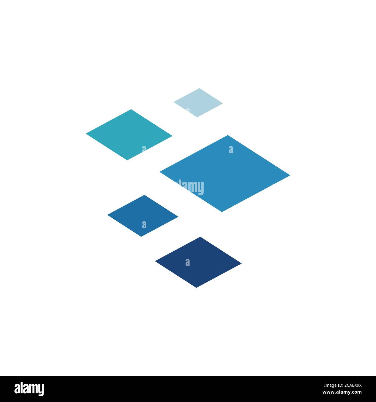 Abstract Square Logo Design Template isolated on a white background ...
