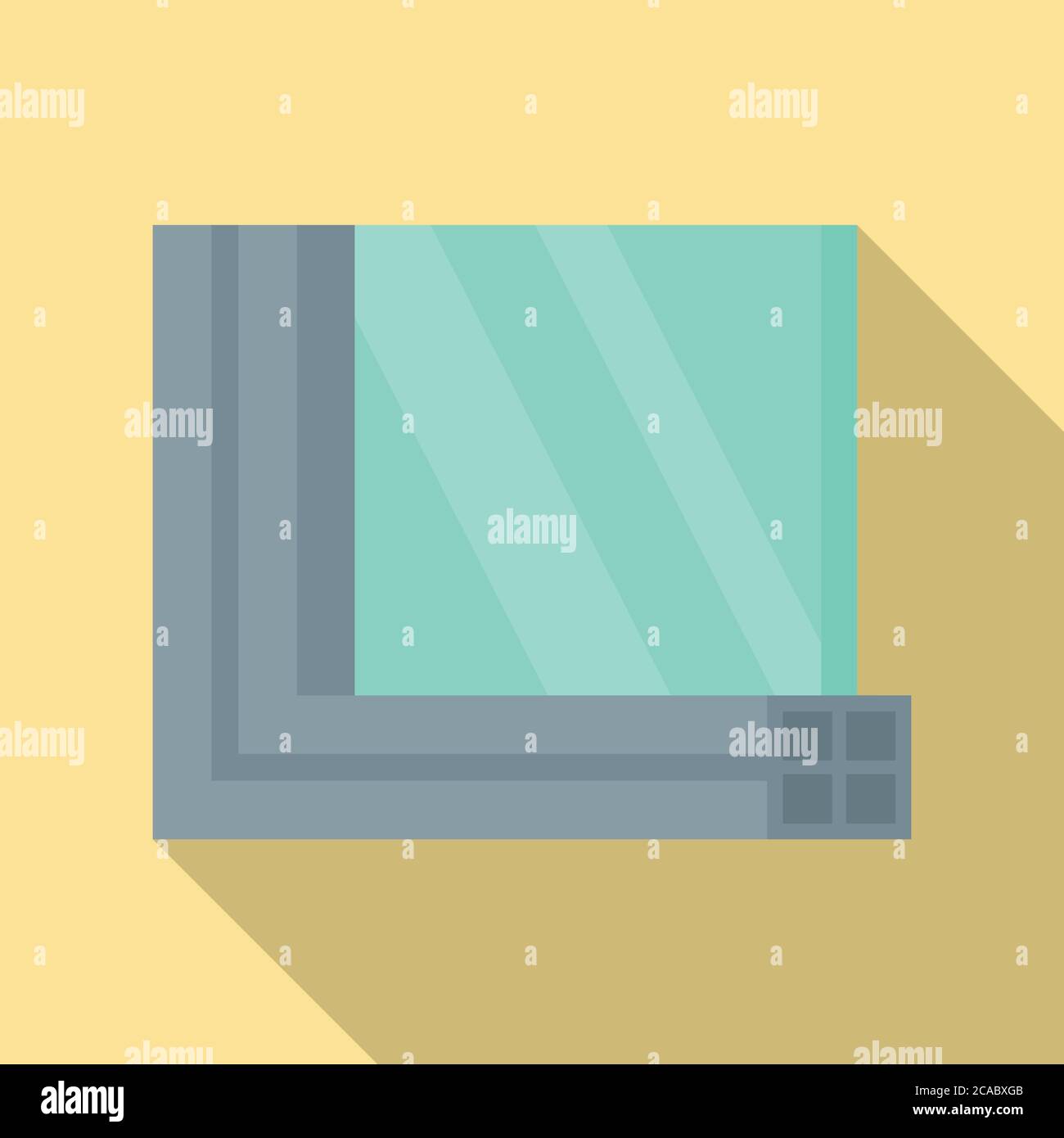 Windows section icon. Flat illustration of windows section vector icon ...