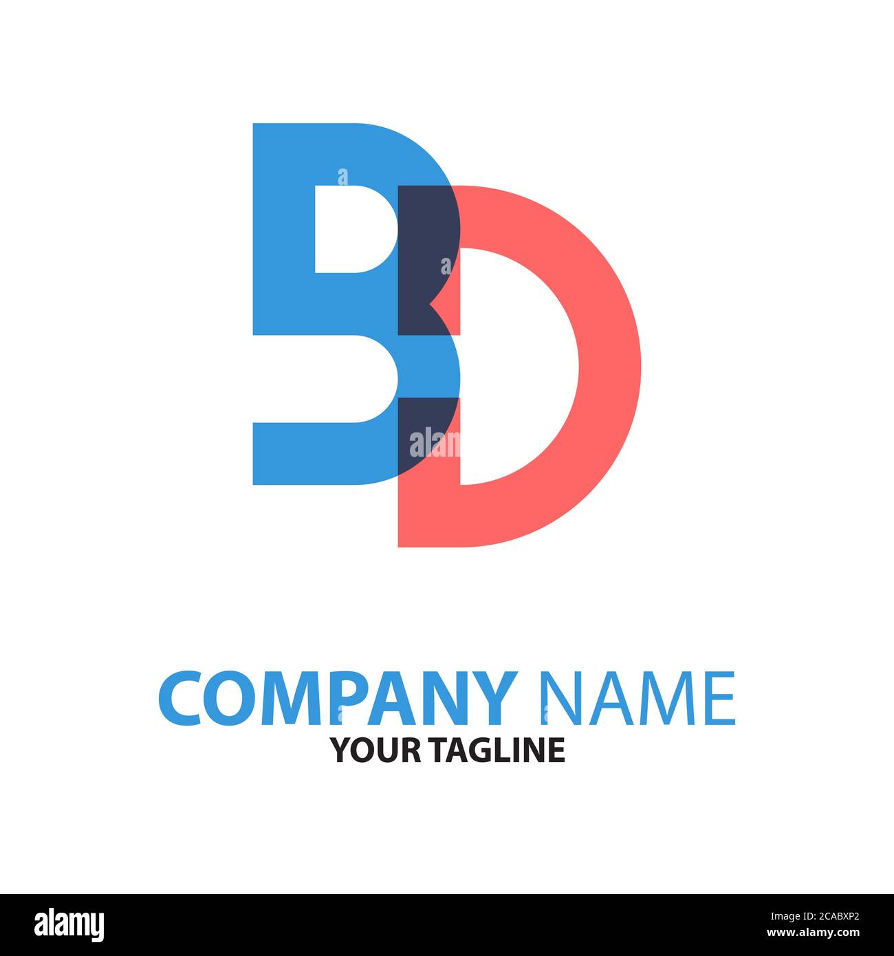 DB initial logo concept can be used for companies and businesses Stock ...