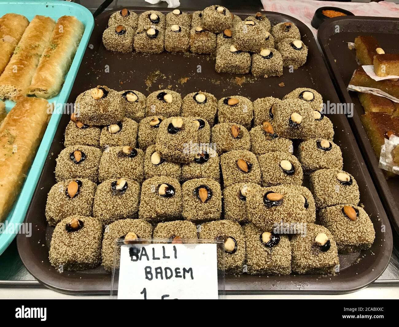 Traditional Turkish-Arabic Dessert for Sale at Local Patisserie ...