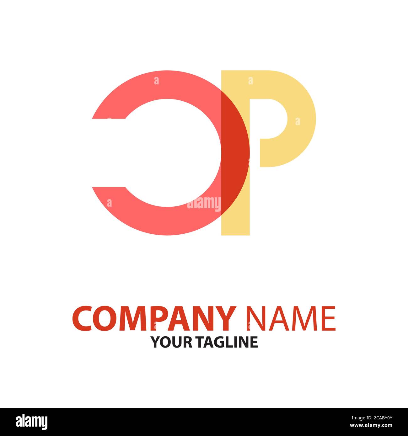 PC initial logo concept can be used for companies and businesses Stock ...