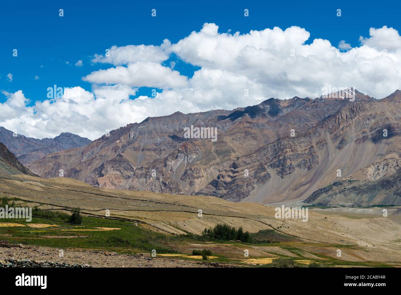 Zanskar, India - Beautiful scenic view from Between Karsha and Padum in ...