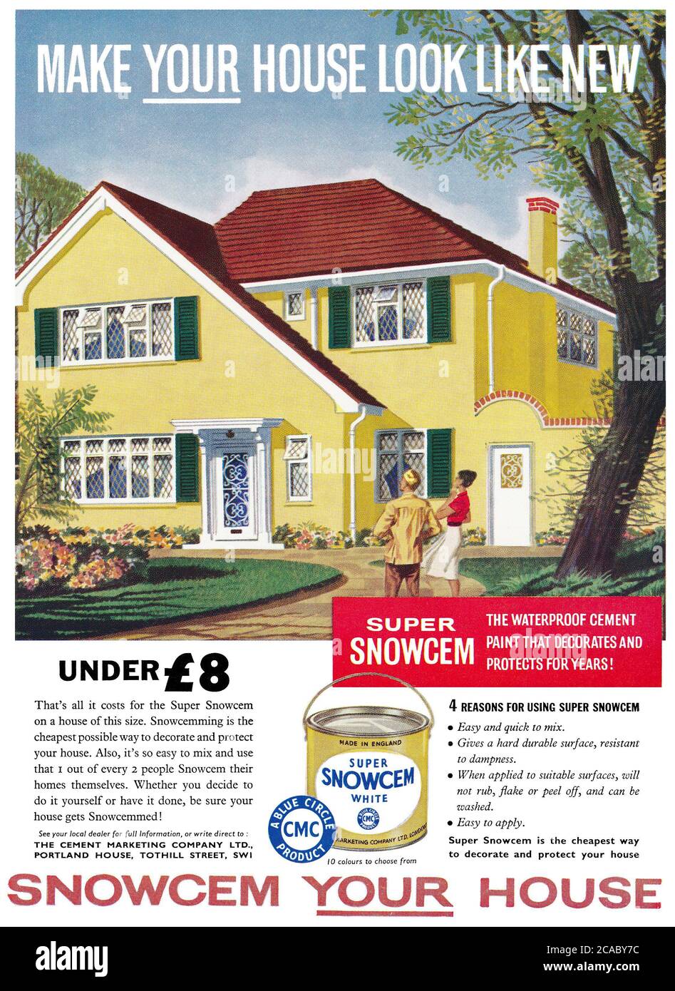 Vintage paint advert hi-res stock photography and images - Alamy