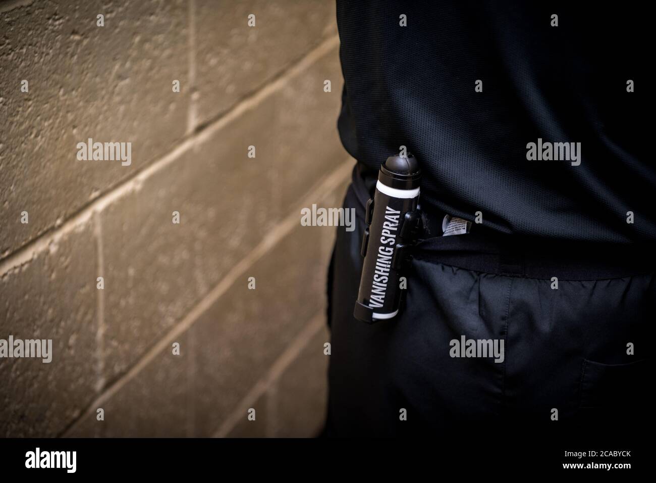 Referee vanishing spray hi-res stock photography and images - Alamy