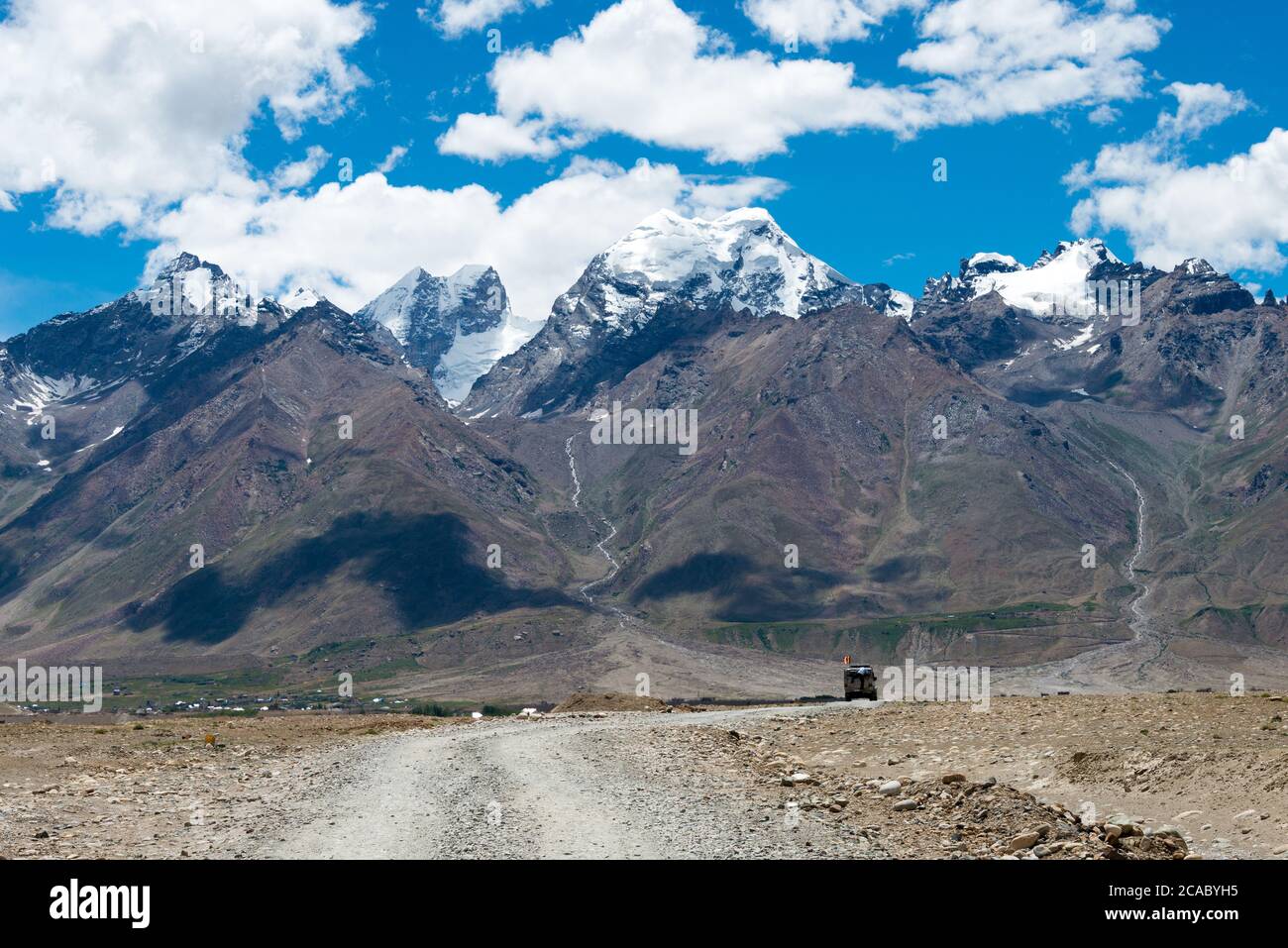 Zanskar, India - Beautiful scenic view from Between Karsha and Padum in ...