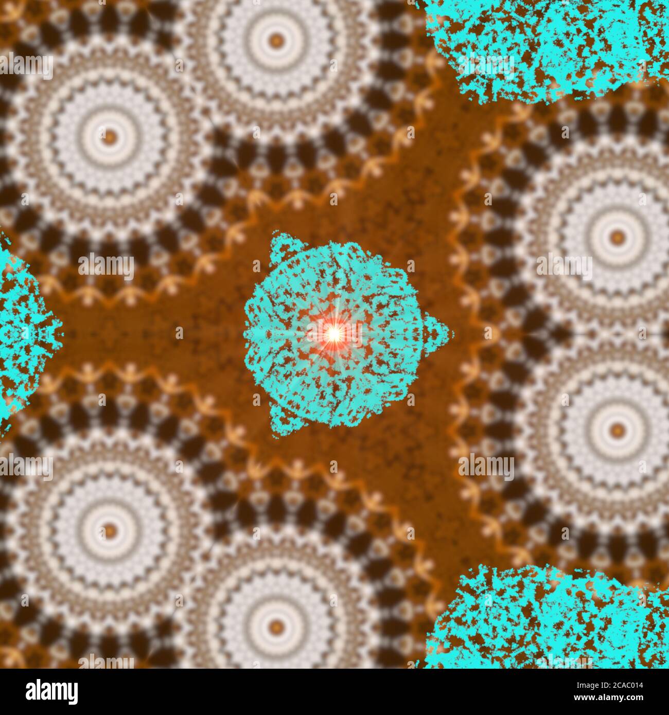 turquoise chocolate Seamless pattern background, repeating abstract ...