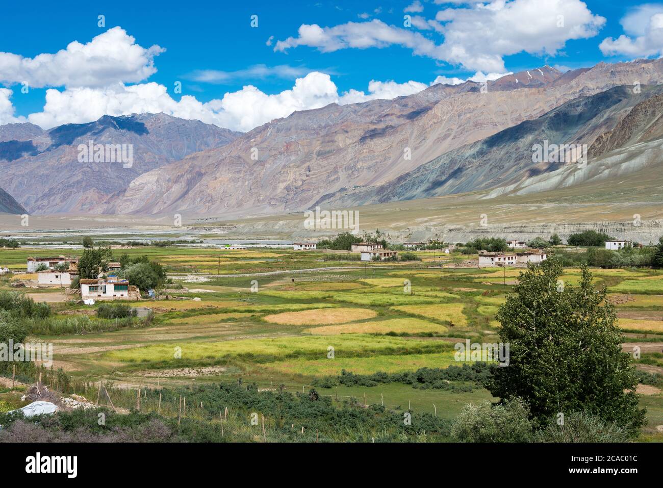 Zanskar, India - Beautiful scenic view from Between Karsha and Padum in ...
