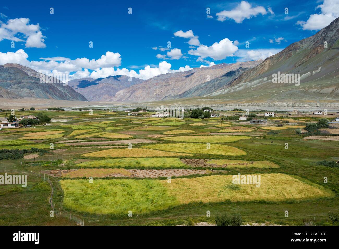 Zanskar, India - Beautiful scenic view from Between Karsha and Padum in ...