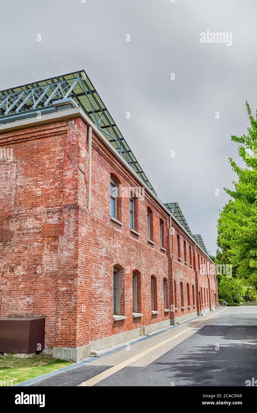 brick wall of architecture for background, Noritake in Japan Stock ...