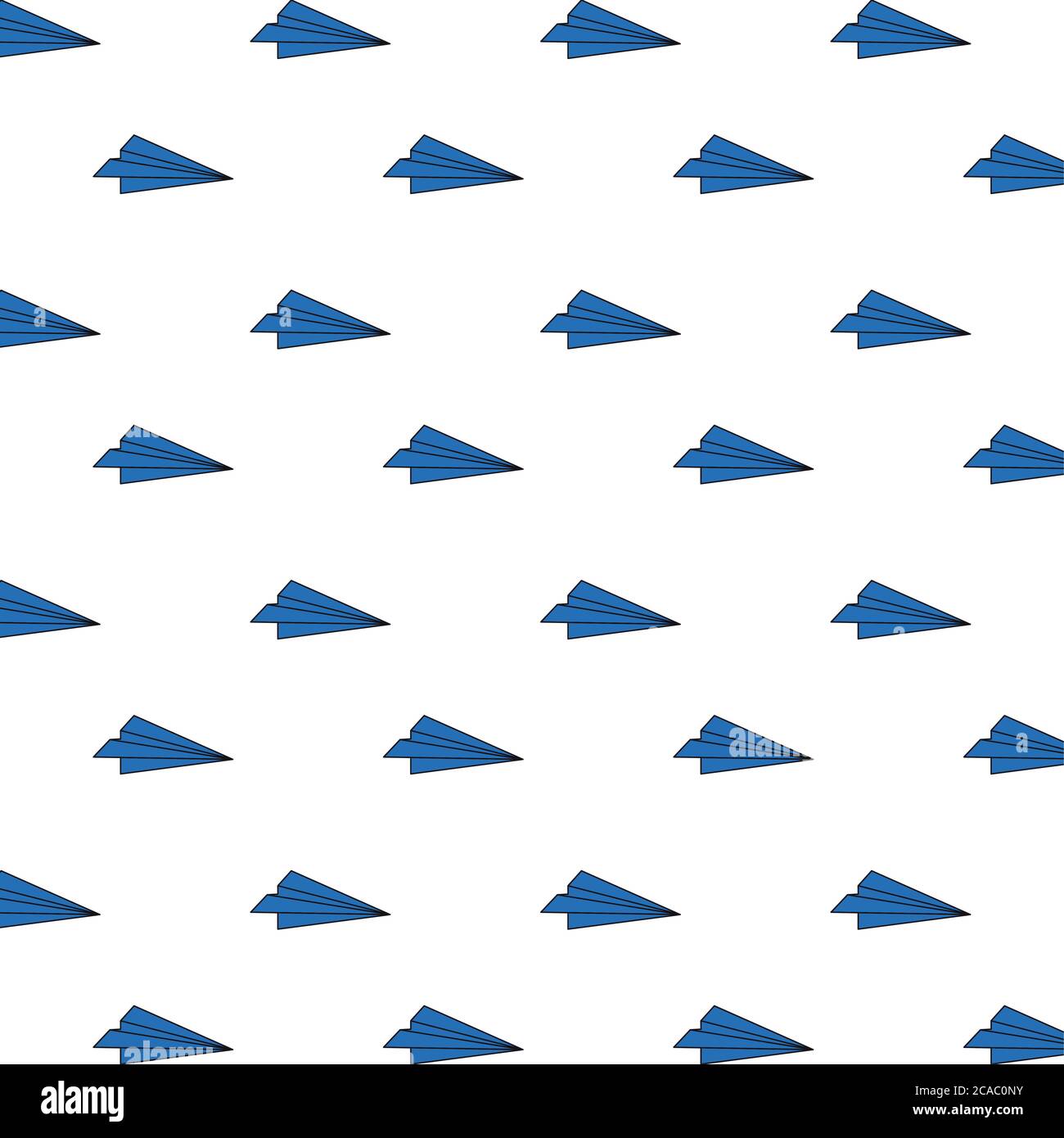 paper airplanes flying pattern background vector illustration design ...