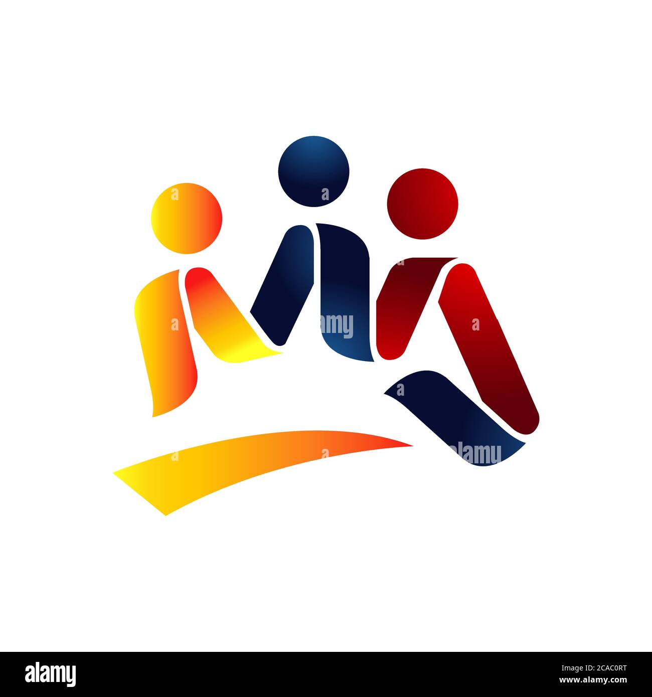 Unity People Logo Vector Logo Icons Of People Together Sign Of