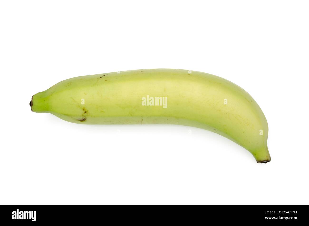 Single banana isolated on white background with clipping path Stock ...