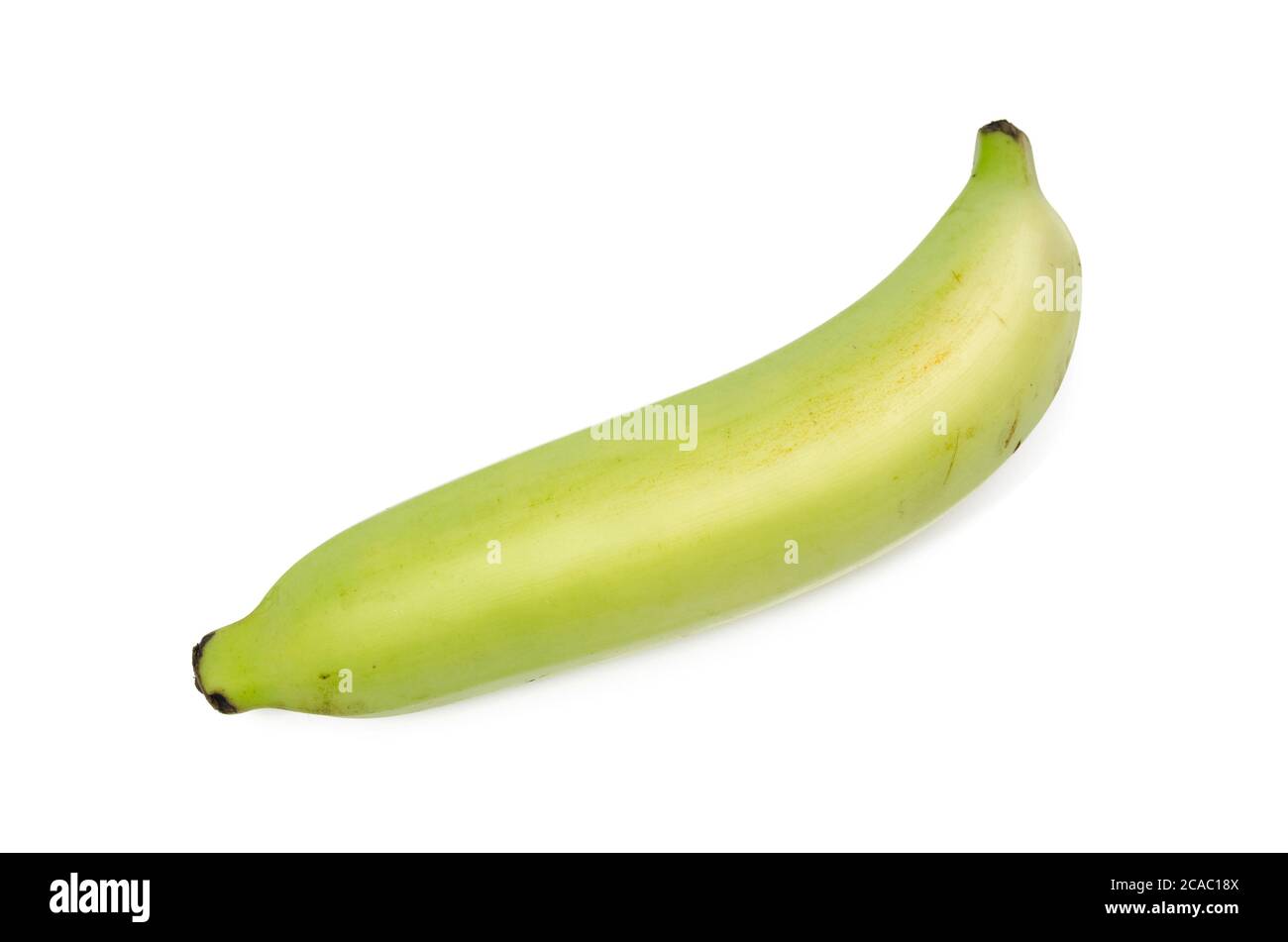 Single banana isolated on white background with clipping path Stock ...