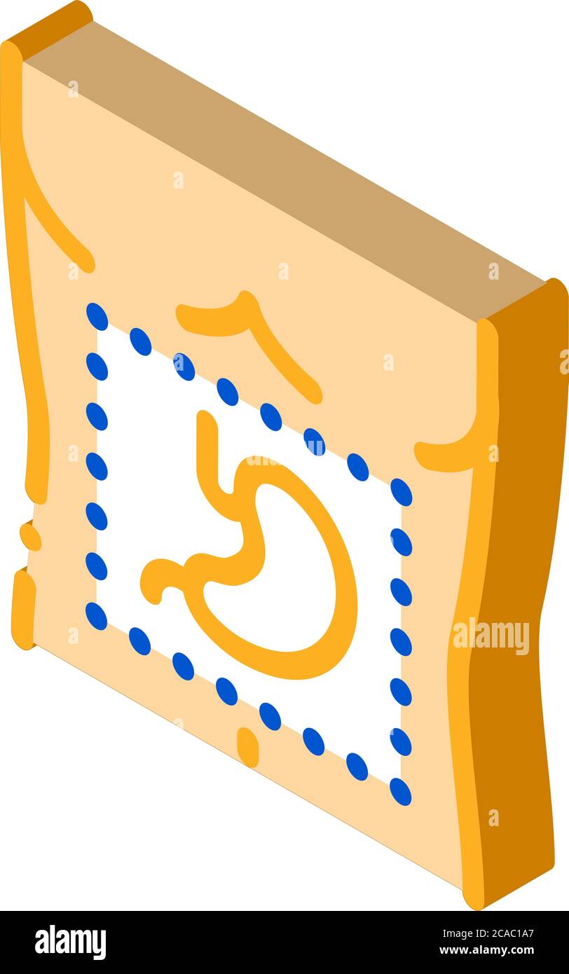 stomach surgery isometric icon vector illustration Stock Vector Image ...