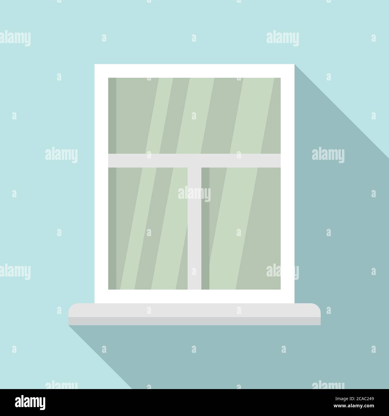 Shiny new window icon. Flat illustration of shiny new window vector ...